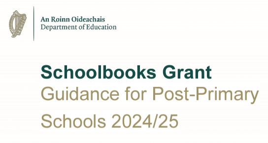 Schoolbooks Grants Guidelines for Post Primary Schools 24/25 - Joint ...