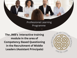 Competency Based Questioning - Training Module - Joint Managerial Body