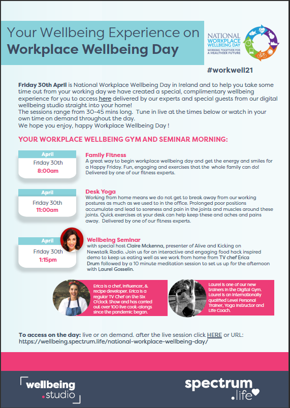 National Workplace Wellbeing Day - Joint Managerial Body